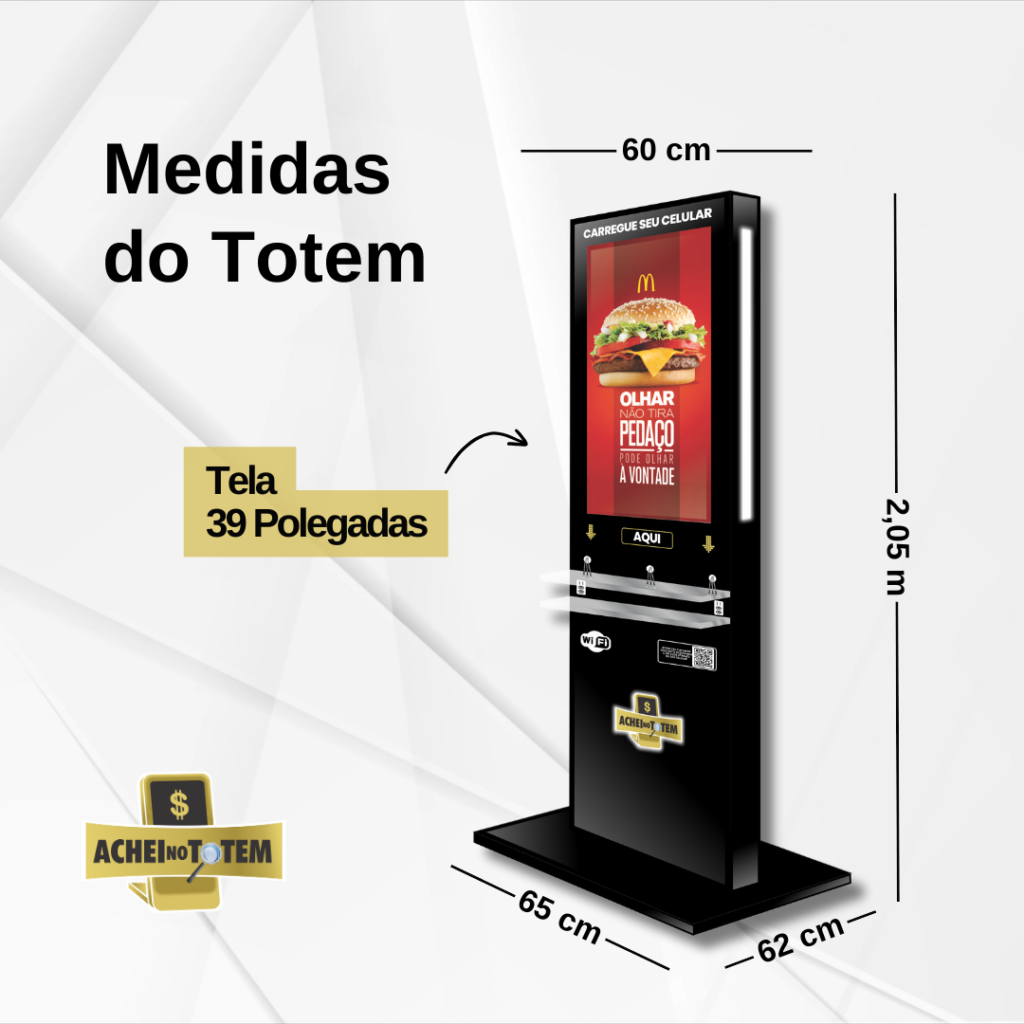 Achei no Totem - Conheça o Novo Modelo de Totens!